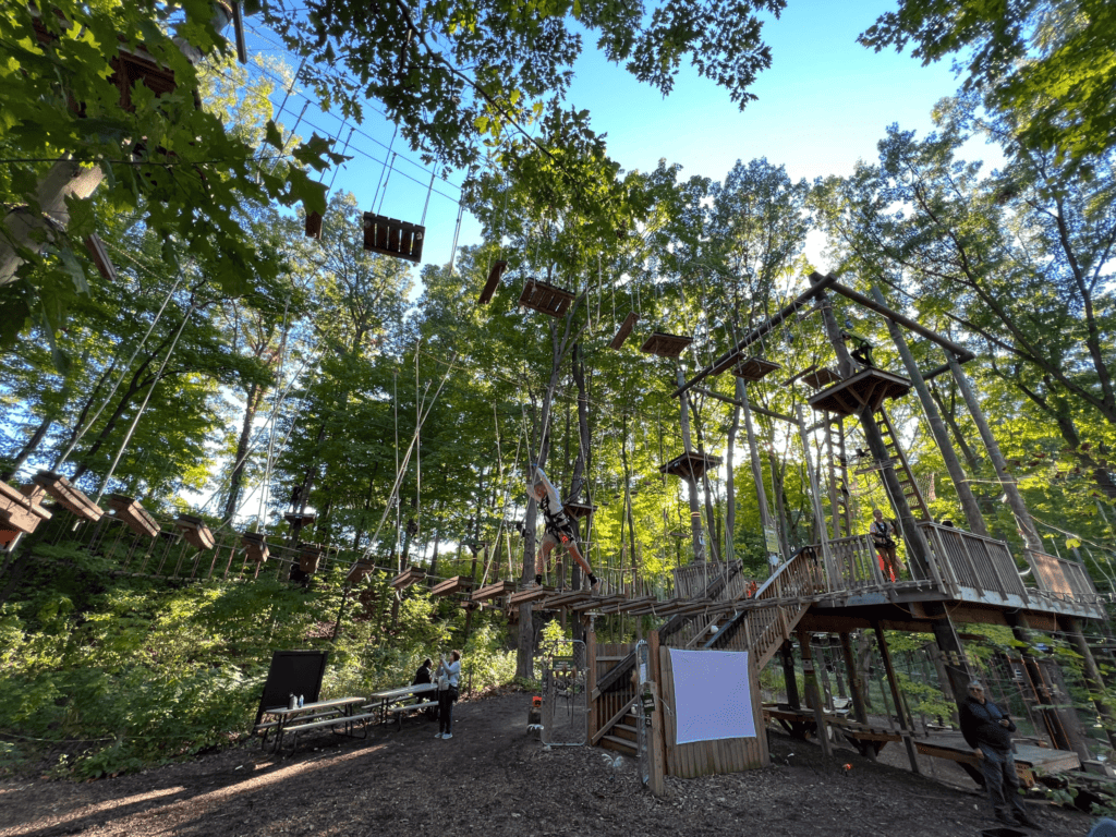 Adventure Park Obstacles - TreeRunner Adventure Parks Grand Rapids
